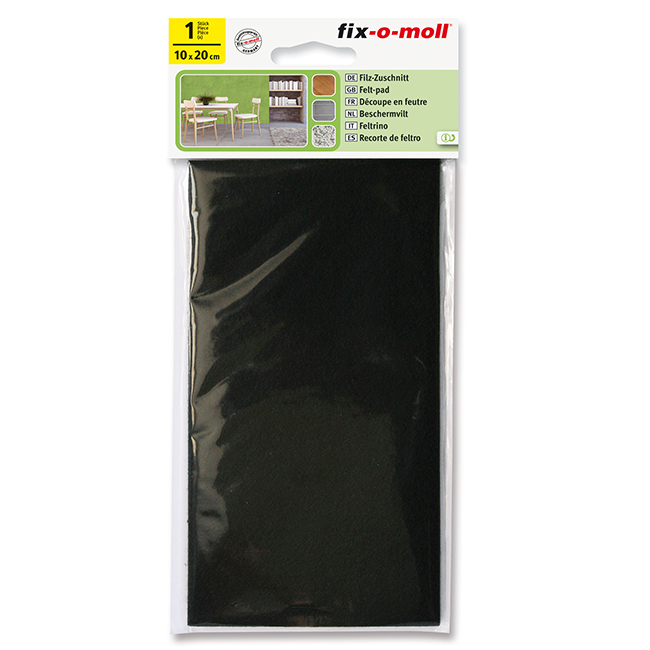 Samolepljivi filc - 200x100mm / Braon | Mayur Shop